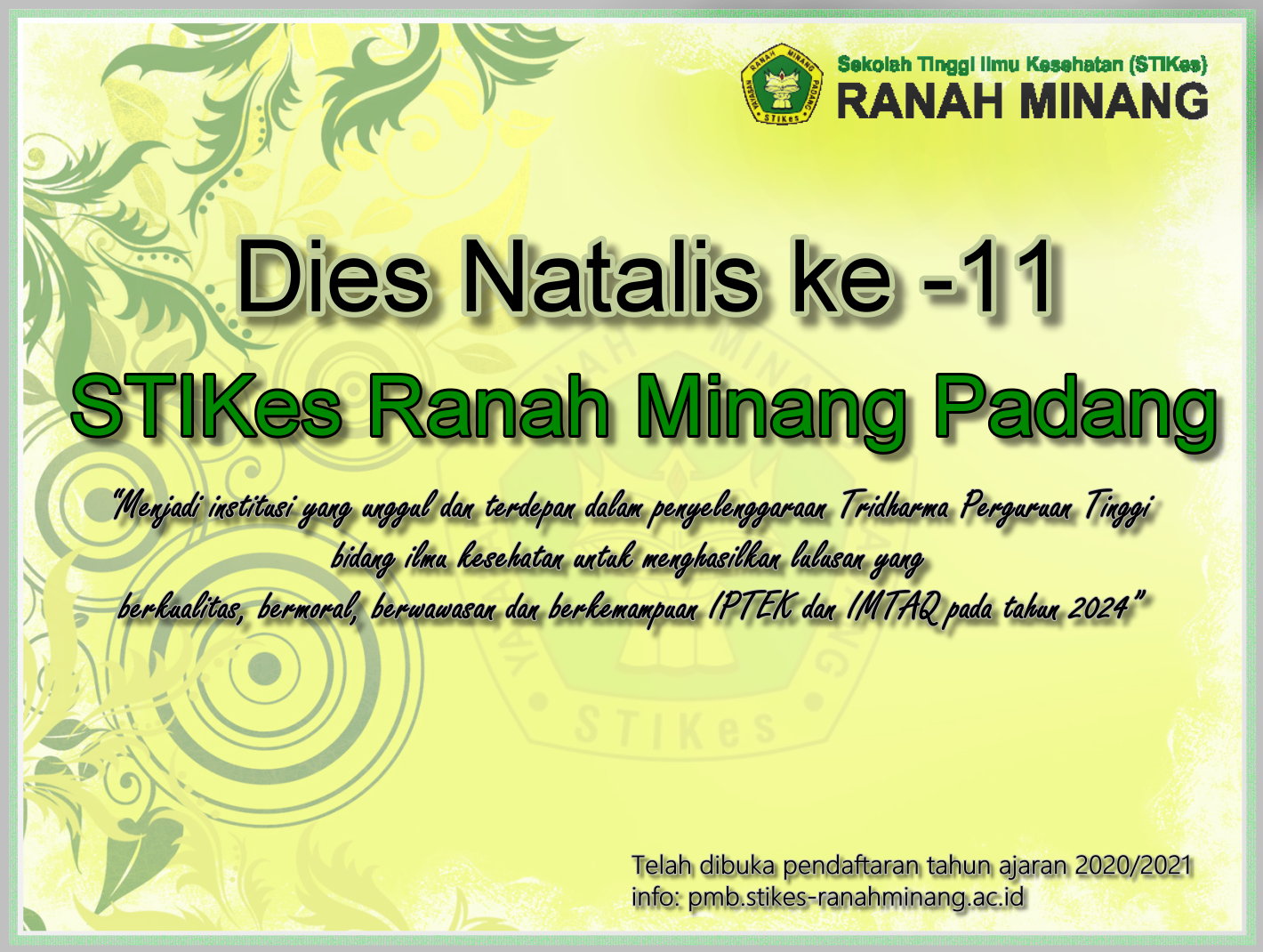 Perayaan dies natalis ke 11 | STIKES RANAH MINANG Perayaan dies natalis ke 11 | STIKES RANAH MINANG